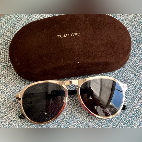 Tom Ford | Accessories | Tom Ford Silver And Black Sunglasses | Poshmark